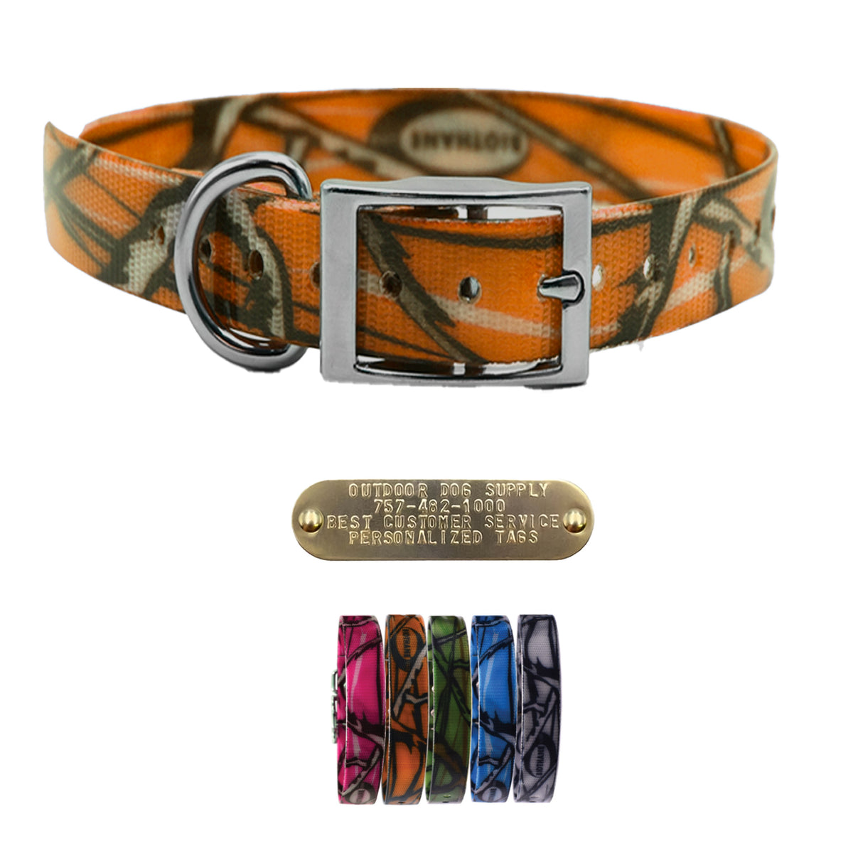 1" D Ring Glow Tuff Premium Collars – Outdoor Dog Supply