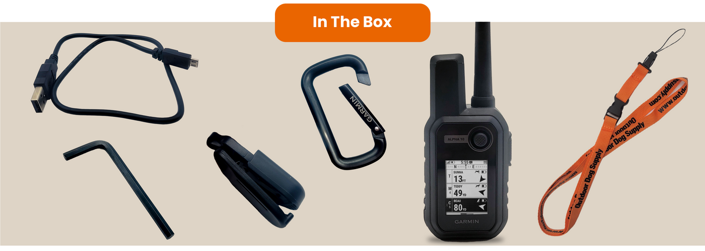 Garmin Alpha 10 Handheld for Dog Tracking & Training – Outdoor Dog Supply
