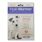 Durvet Triple Wormer for Puppies and Small Dogs 6 to 25 Pounds ...