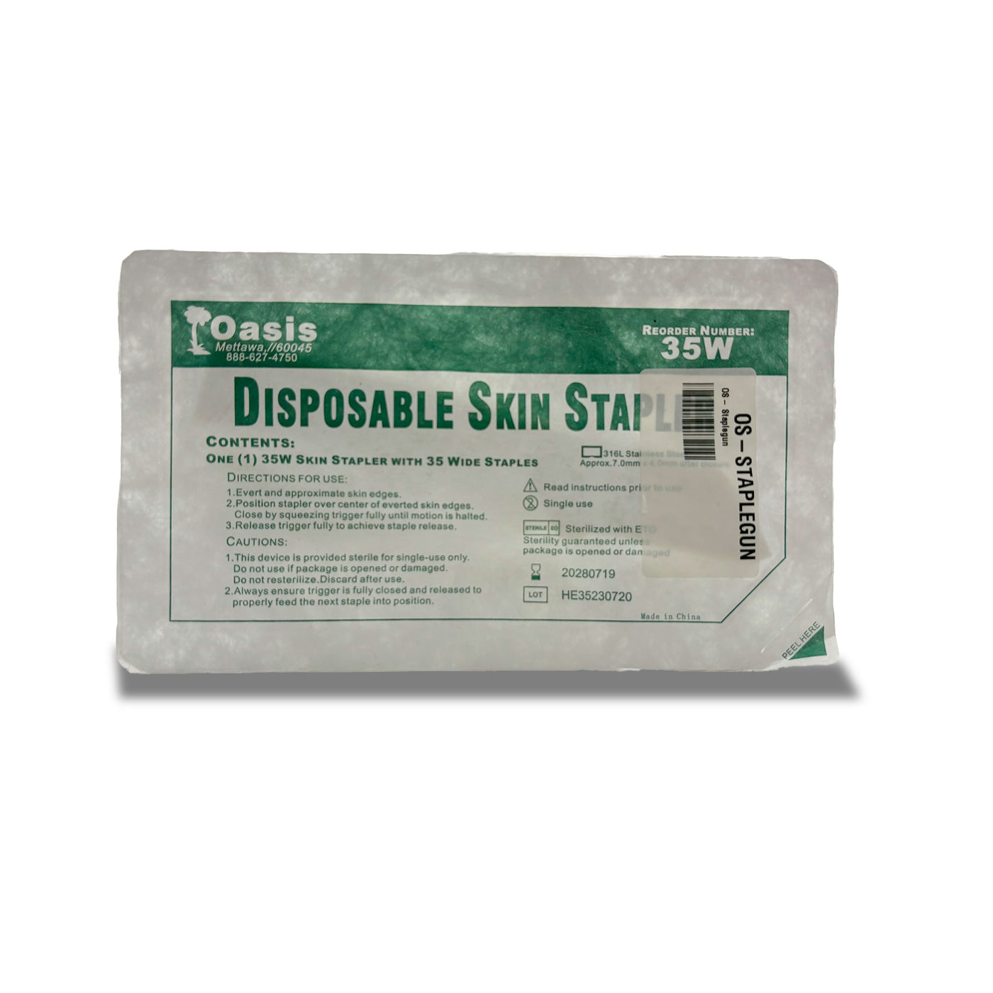 Dog Surgical Skin Staple Gun with 35 Staples – Outdoor Dog Supply