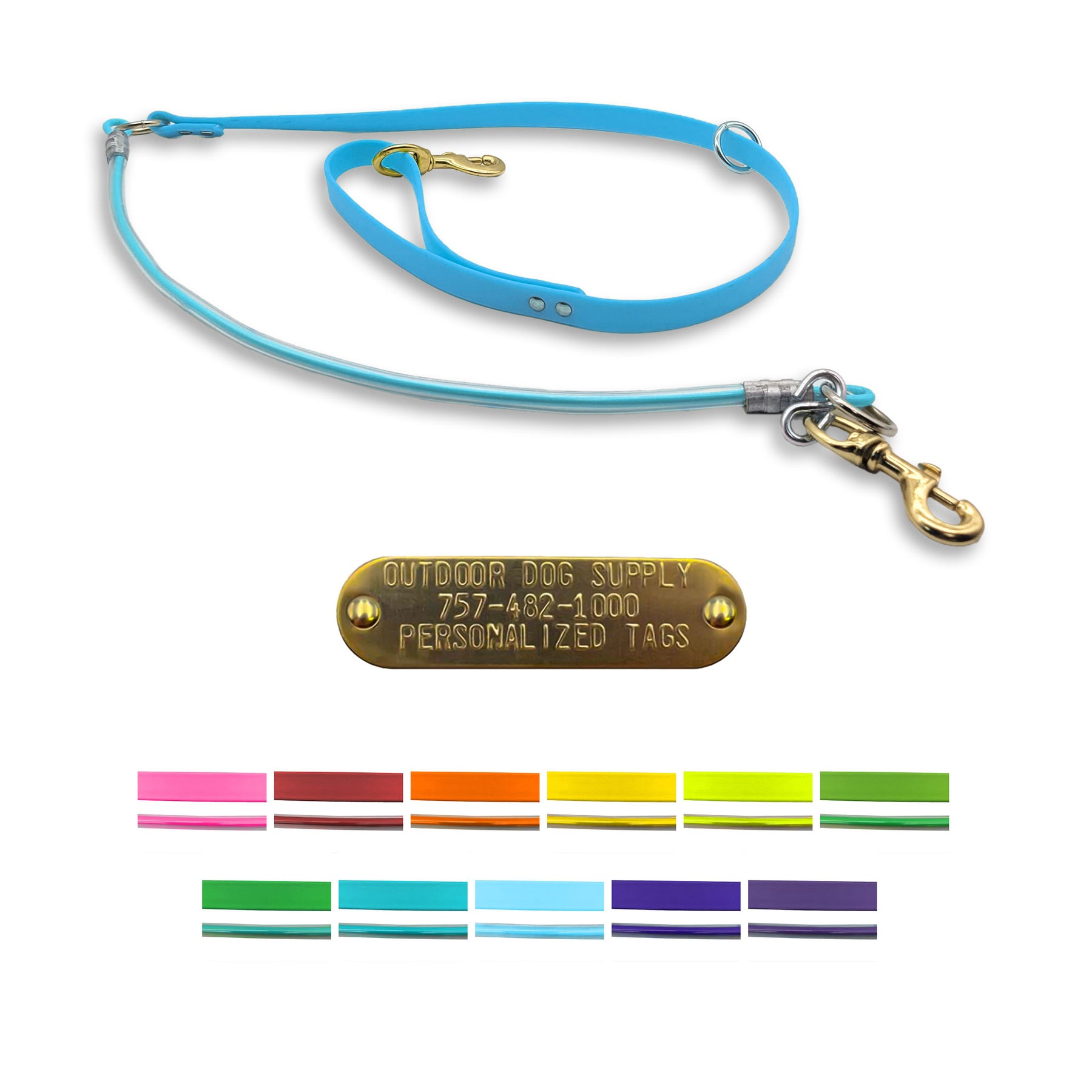5 ft Beta & Cable Lead Leash – Outdoor Dog Supply