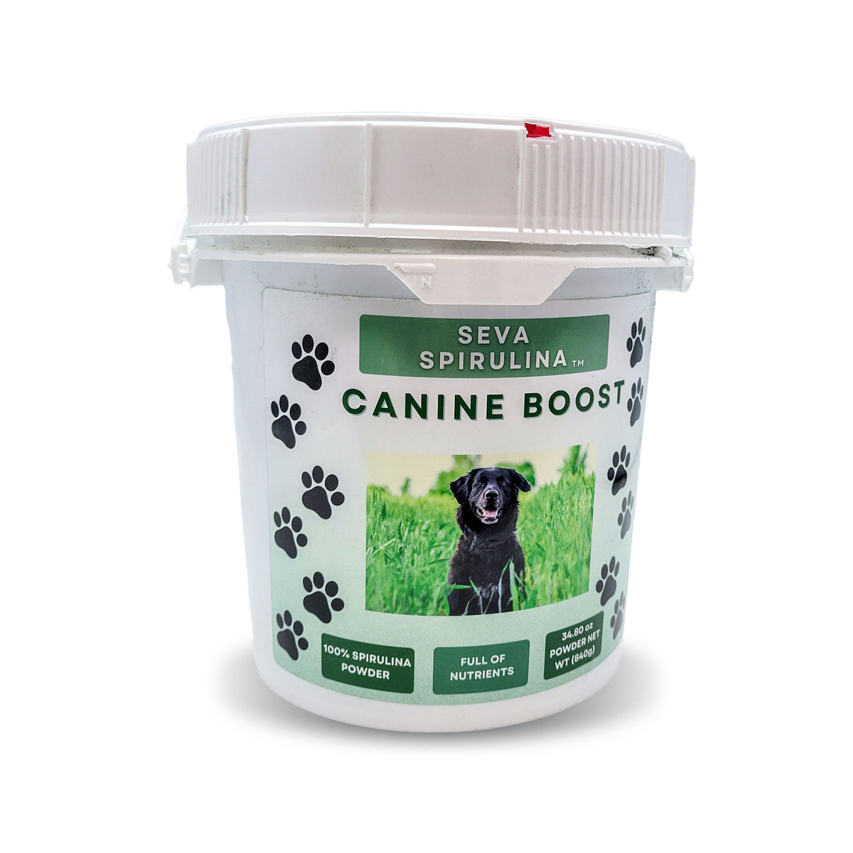 Seva Spirulina 100% Organic Canine Boost Supplement – Outdoor Dog Supply