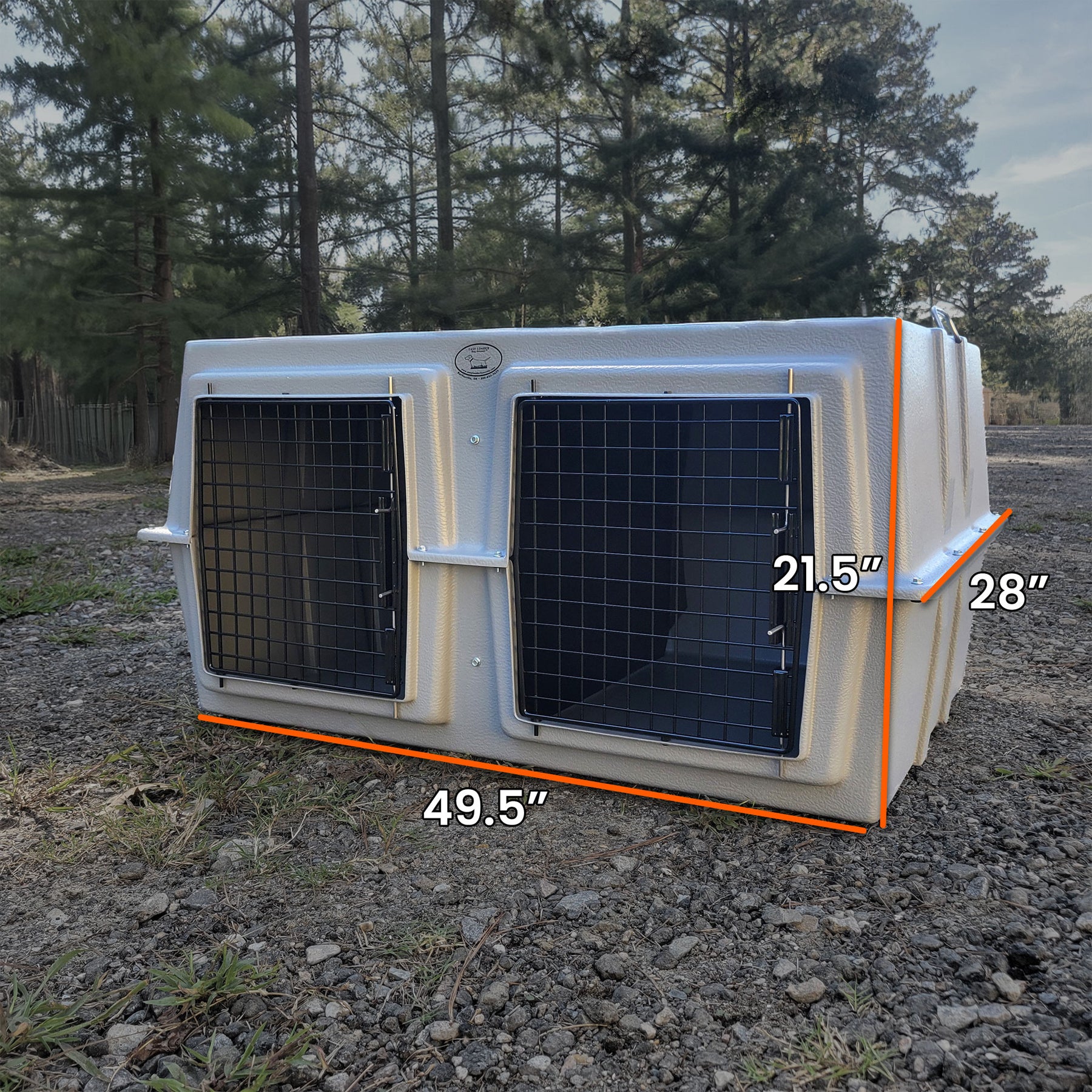 Two Dog Kennel For Large Trucks & SUV's The Original By Easy Loader Do ...
