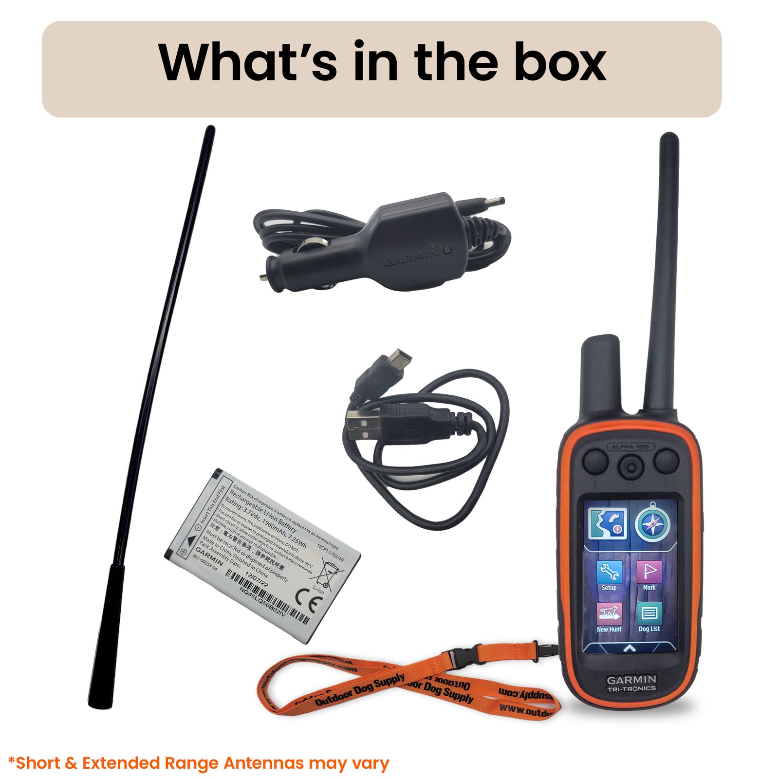 Garmin Alpha 100 Handhelds – Outdoor Dog Supply