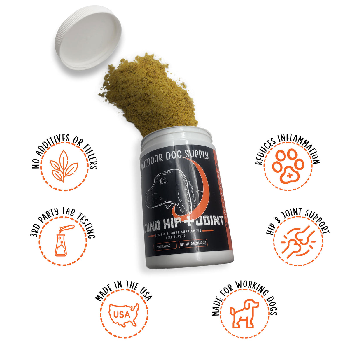 ODS Hound Hip & Joint Dog Hip and Joint Supplement – Outdoor Dog Supply